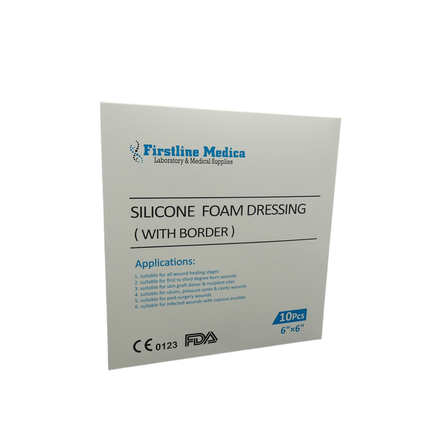 Silicone Foam Dressing w Border – Firstline Medica